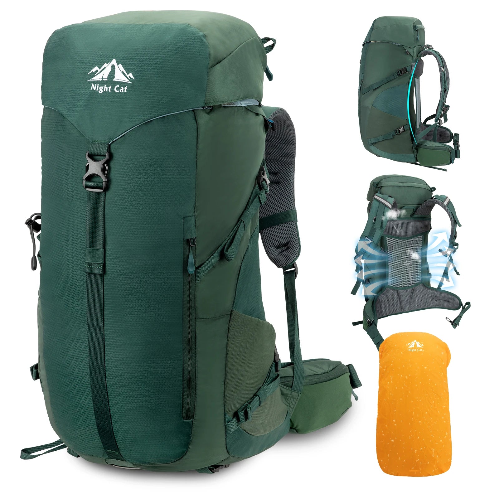 Hiking Backpack- Internal Frame; Fits both Men&Women Ultralight ...